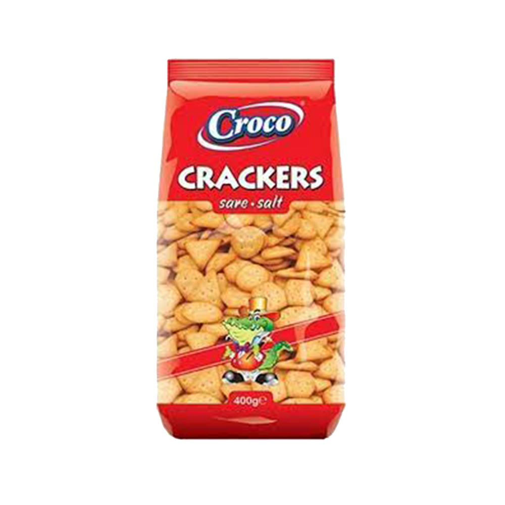 CROCO Salted Crackers 400g (Case 12) – Longdan Wholesale