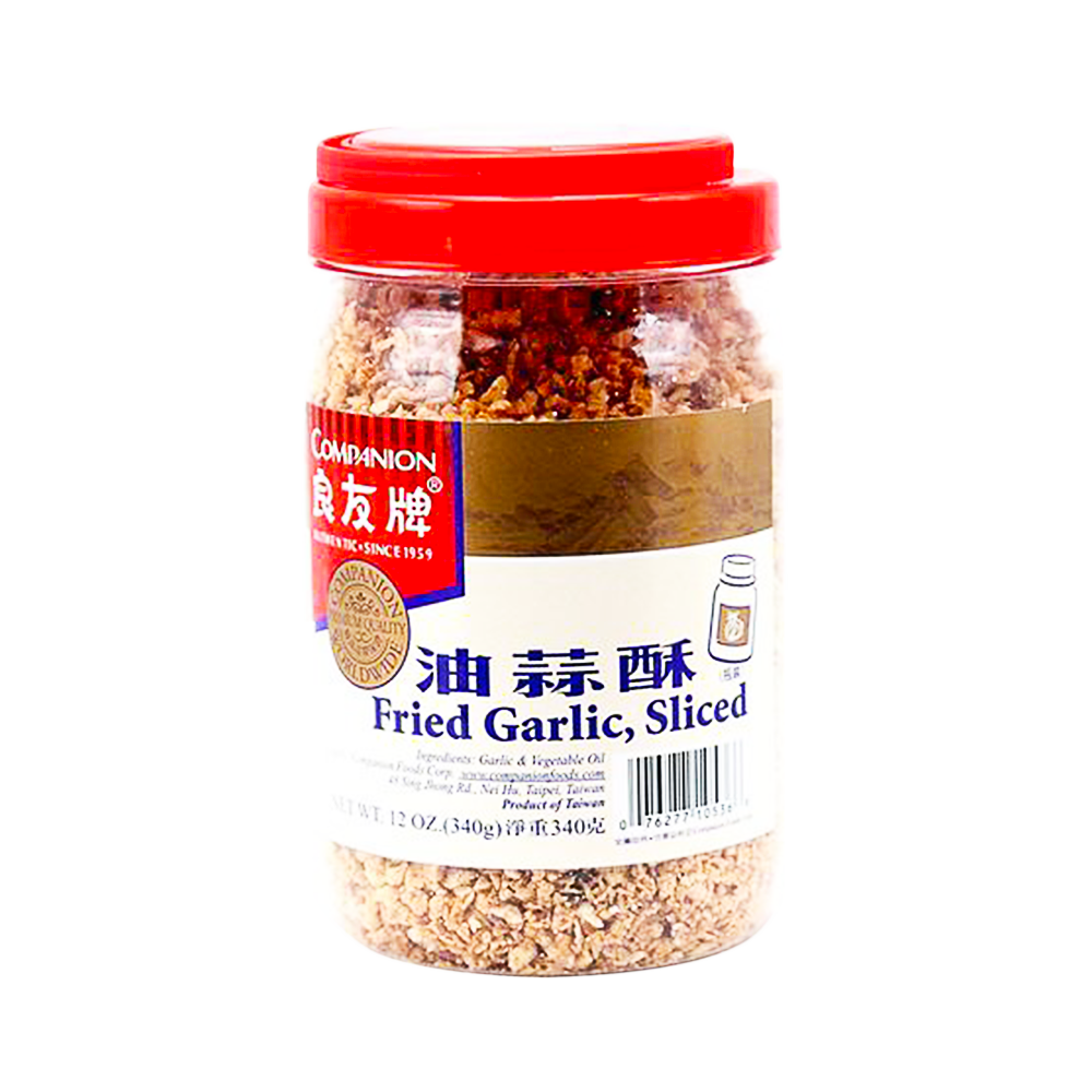 COMPANION Fried Garlic, Sliced 340g (Case 30) – Longdan Wholesale