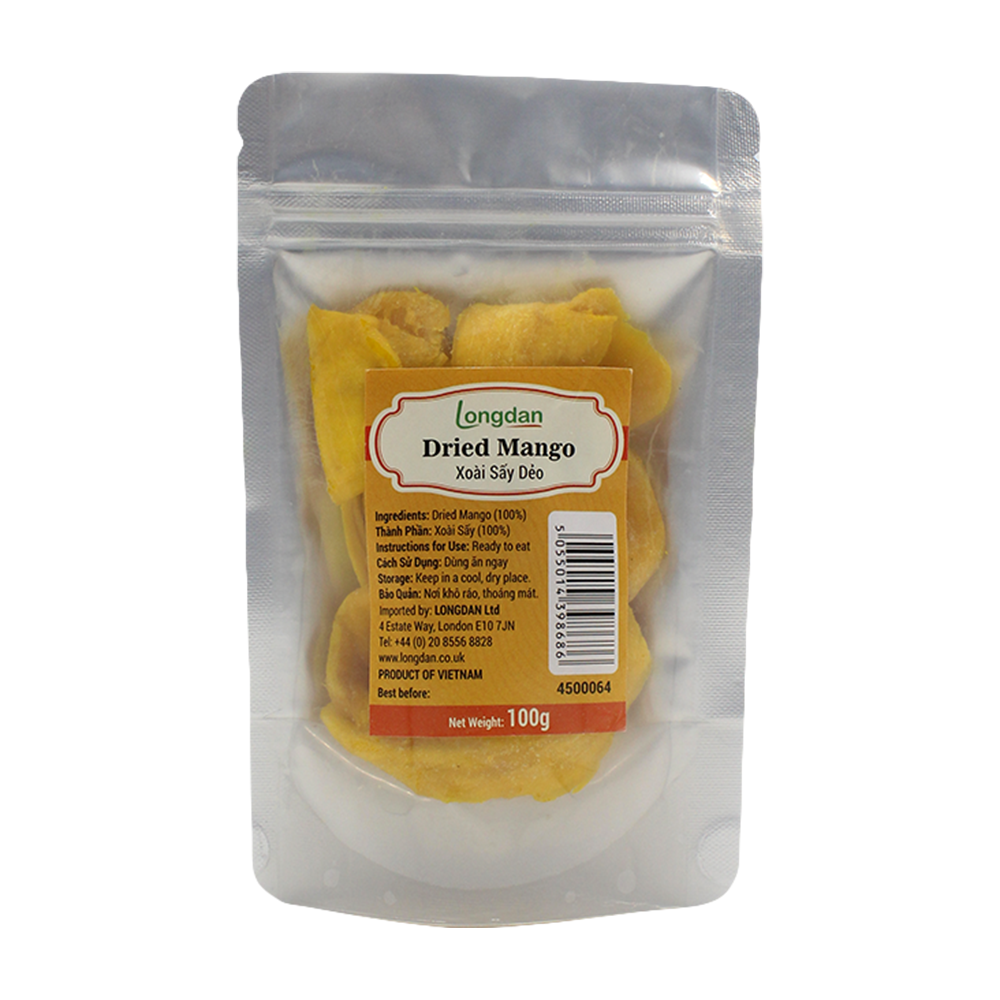 Longdan Dried Mango 100gr (Case 30) – Longdan Wholesale