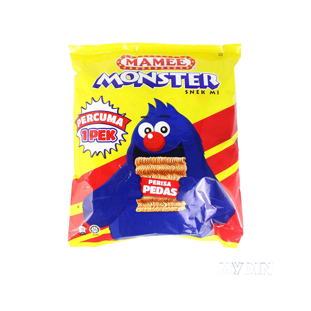 MAMEE MONSTER Crispy Noodle - Spicy(Pedas) Flavor 25g (Case 80 ...