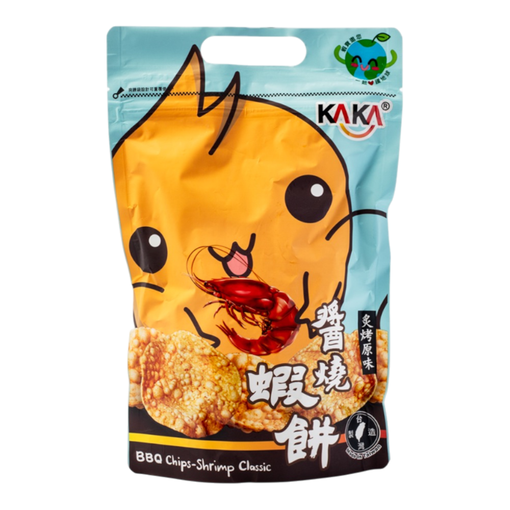 KAKA-Shrimp Cracker (BBQ) 80g (Case 16) – Longdan Wholesale